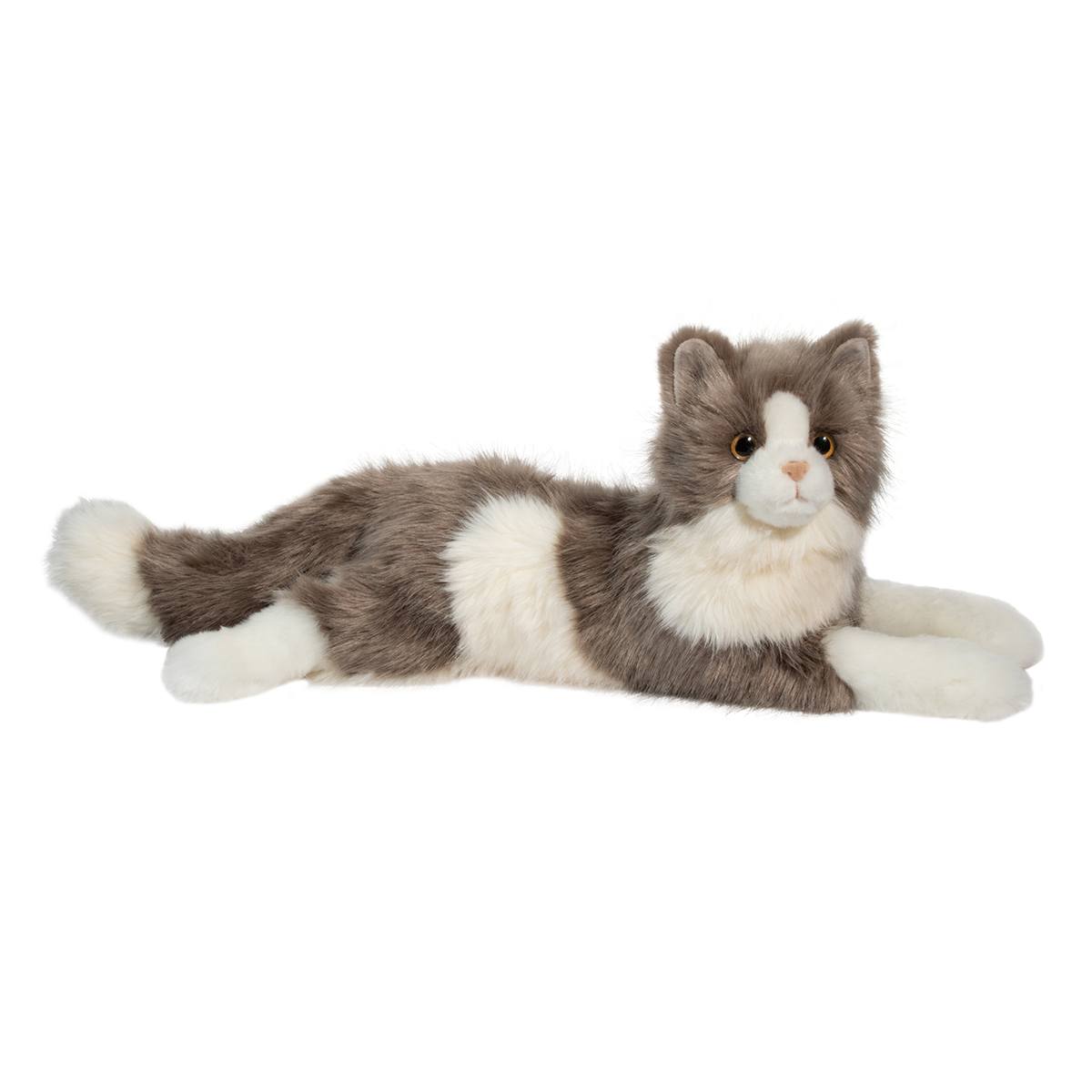 Gretta Lying Grey Cat D-lux – Tomfoolery Toys and Books